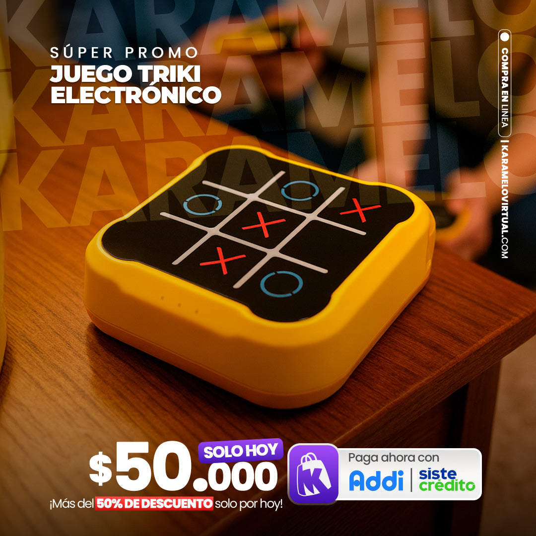 JUEGO TRIKI ELECTRONICO – Karamelo Tienda Virtual
