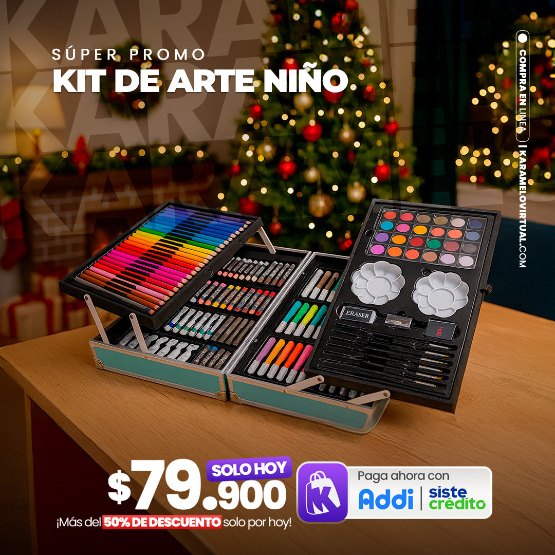 KIT DE ARTE PARA NINOS – Karamelo Tienda Virtual
